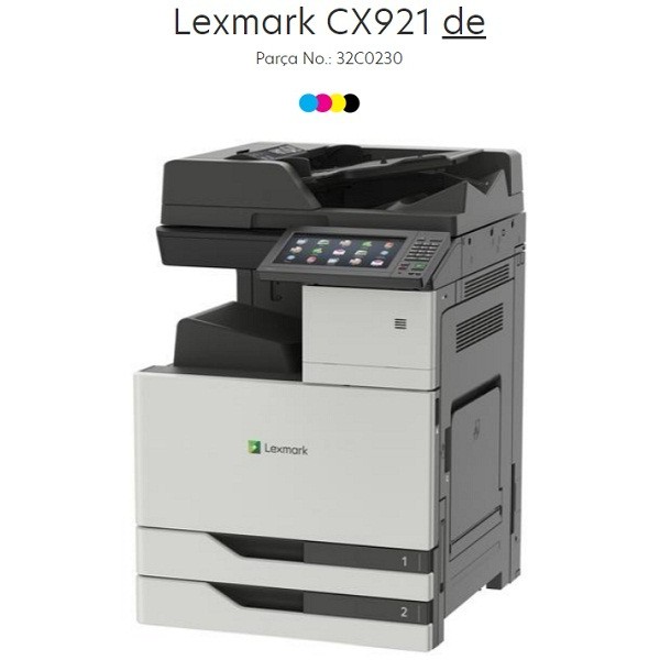 Lexmark CX921de MFP Renkli Çok Fonksiyonlu Yazıcı / Tarama / Fotokopi ...